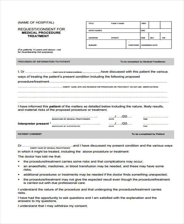 FREE 40+ Sample Consent Forms in PDF