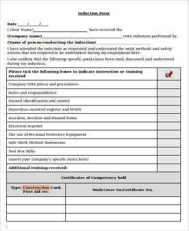 FREE 13+ Construction Safety Form Samples, PDF, MS Word, Google Docs