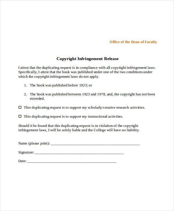 FREE 41+ Release Form Samples, PDF, MS Word, Google Docs