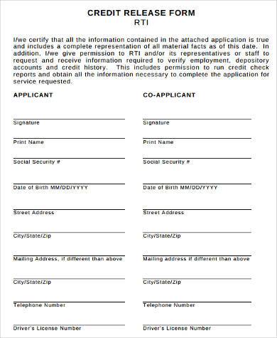 FREE 9+ Sample Credit Report Forms in PDF | MS Word