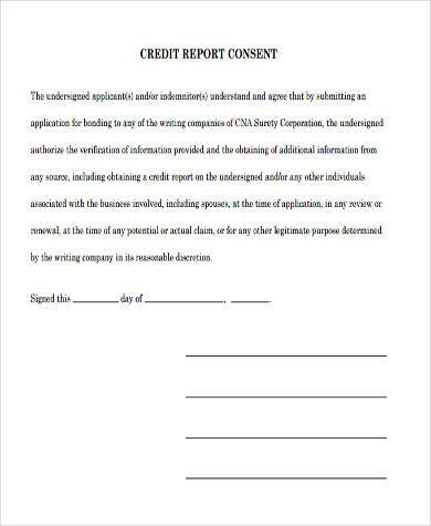 FREE 9+ Sample Credit Report Forms in PDF | MS Word