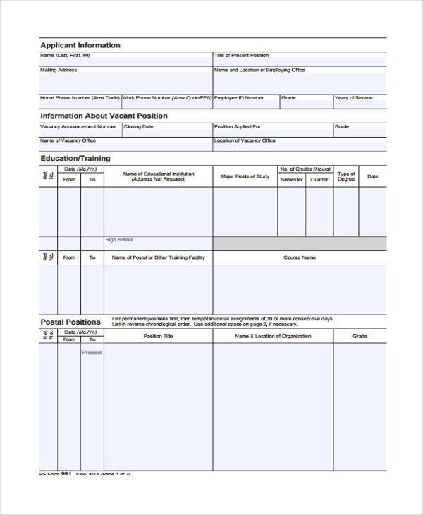 FREE 10+ Sample Employee Promotion Forms in PDF | MS Word | Excel