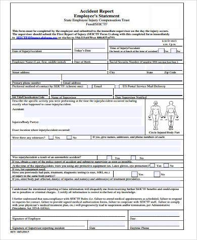 FREE 14+ Employee Statement Form Samples, PDF, MS Word, Google Docs, Excel