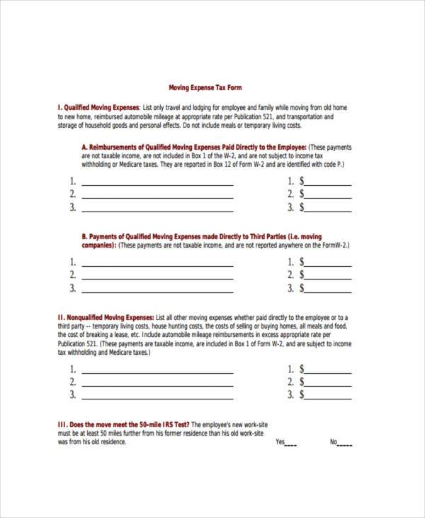FREE 8+ Sample Employee Expense Forms in PDF | MS Word