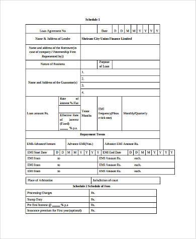 FREE 12+ Employee Loan Agreement Samples, PDF, MS Word, Google Docs