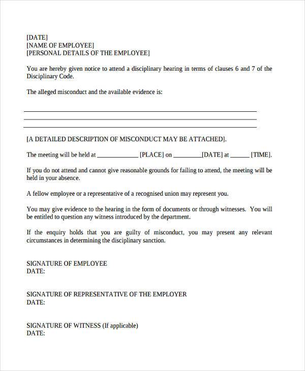 34 Query Letter Sample For Misconduct Official Letter Gambaran