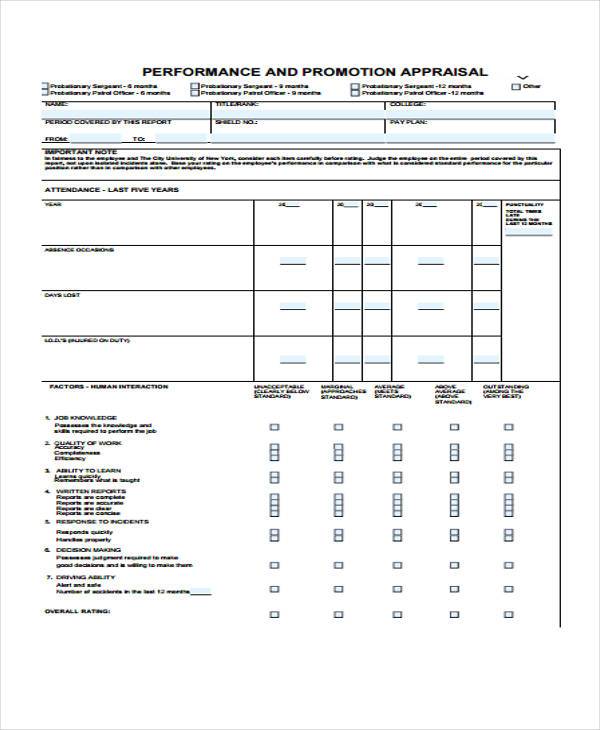 FREE 13+ Employee Promotion Form Samples, PDF, MS Word, Google Docs, Excel