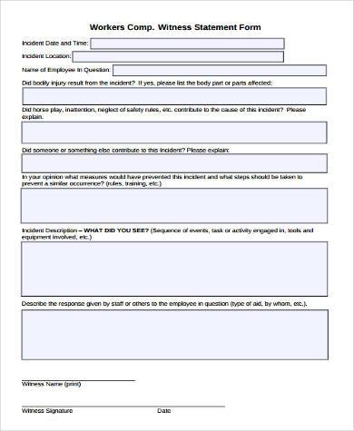 FREE 14+ Employee Statement Form Samples, PDF, MS Word, Google Docs, Excel