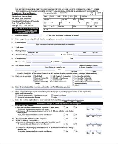 FREE 9+ Sample Status Report Forms in PDF | MS Word