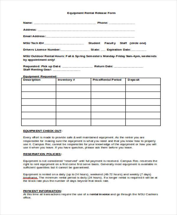 FREE 41+ Release Form Samples, PDF, MS Word, Google Docs