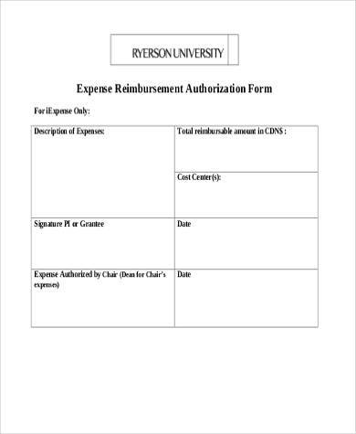 FREE 7+ Sample Expense Authorization Forms in PDF | MS Word