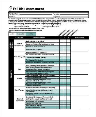 FREE 32+ Sample Risk Assessment Forms in PDF | MS Word | MS Excel