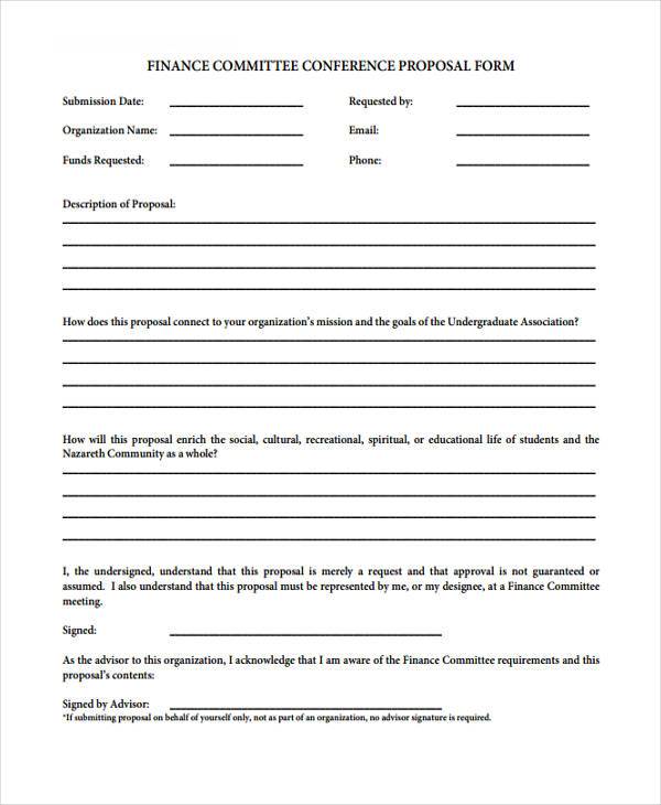 FREE 10+ Finance Proposal Forms in PDF | MS Word