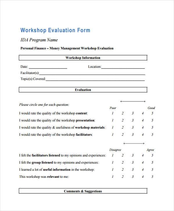 FREE 13+ Financial Evaluation Form Samples, PDF, MS Word, Google Docs ...