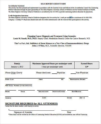 FREE 9+ Sample Credit Report Forms in PDF | MS Word