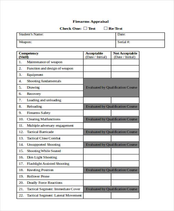 FREE 28+ Appraisal Form Samples, PDF, MS Word, Google Docs