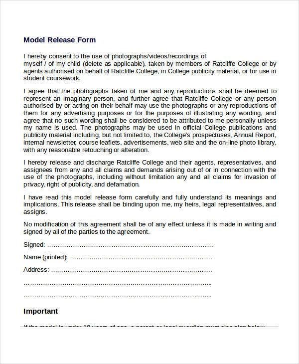FREE 41+ Release Form Samples, PDF, MS Word, Google Docs