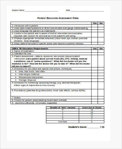 FREE 8+ Sample Patient Counseling Forms in PDF | MS Word