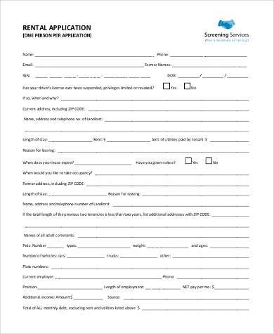 FREE 37+ Application Form Samples, PDF, MS Word, Google Docs, Excel