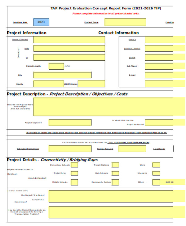 FREE 10+ Sample Project Evaluation Forms in PDF | MS Word | Excel