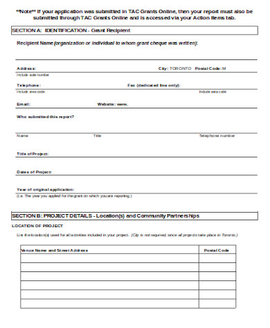 FREE 13+ Project Report Form Samples, PDF, MS Word, Google Docs, Excel