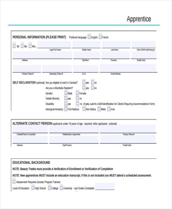 FREE 7+ Sample Contract Registration Forms in PDF | MS Word