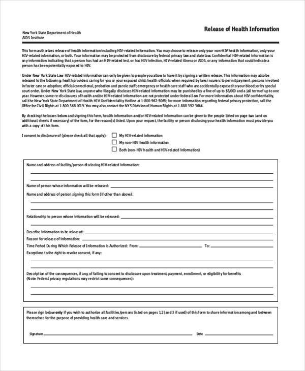 FREE 36+ Generic Release Forms in PDF | MS Word