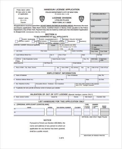 FREE 12+ Gun Ownership Transfer Form Samples, PDF, MS Word, Google Docs