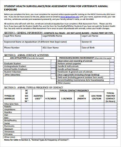 FREE 9+ Sample Health Surveillance Forms in MS Word | PDF