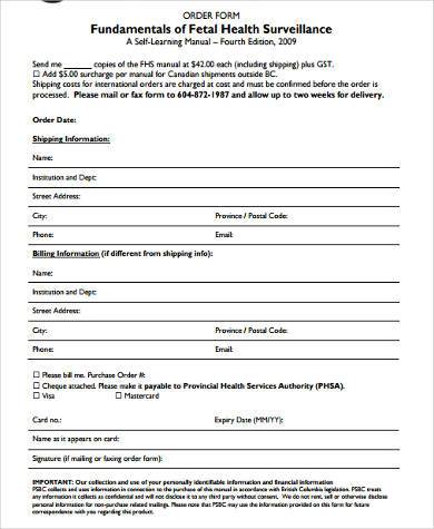 FREE 9+ Sample Health Surveillance Forms in MS Word | PDF