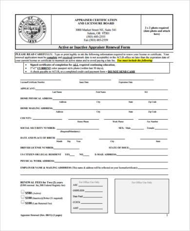 FREE 6+ Sample Home Appraisal Forms in PDF