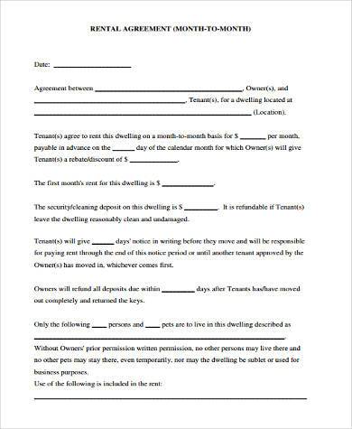 FREE 9+ Sample House Agreement Forms in PDF | MS Word