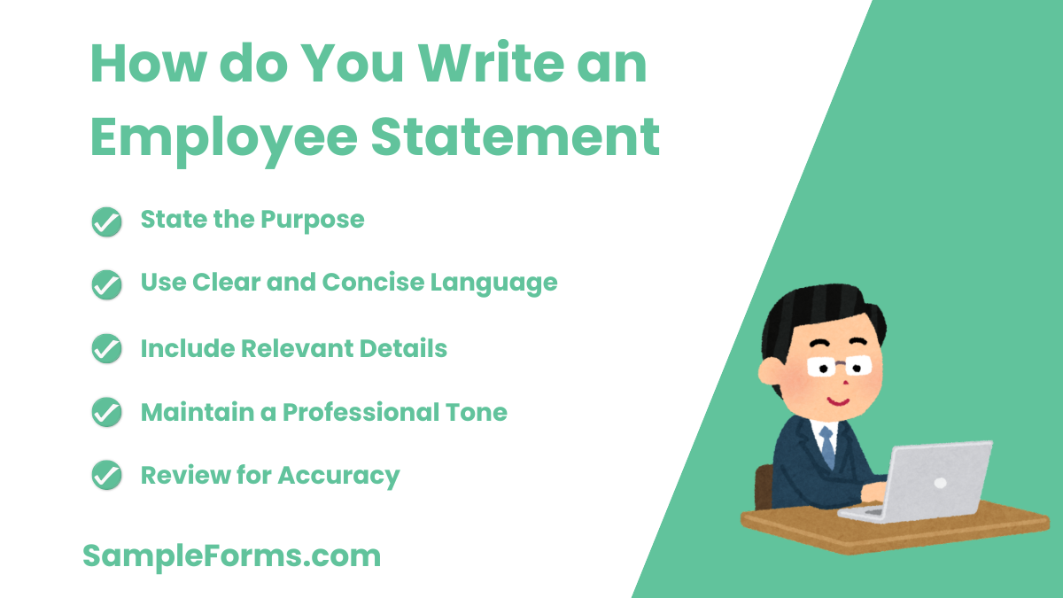 FREE 14+ Employee Statement Form Samples, PDF, MS Word, Google Docs, Excel