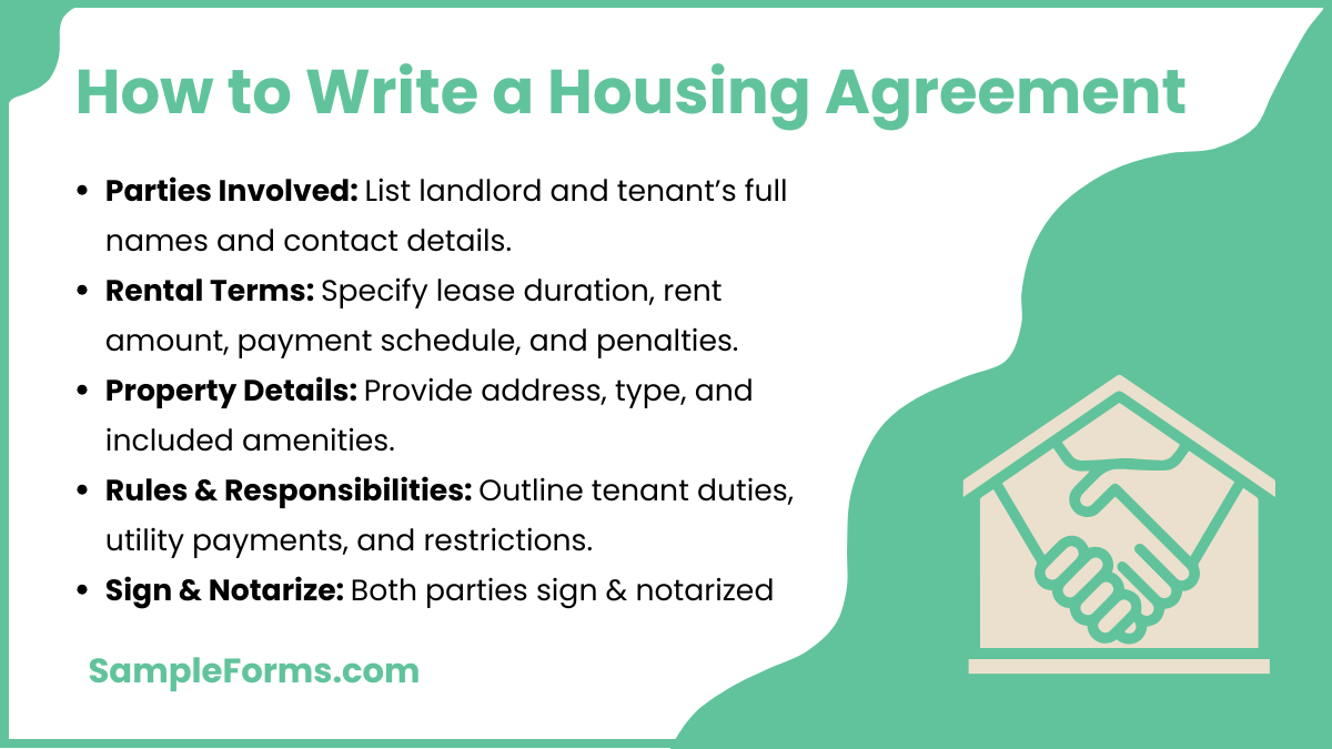 FREE 13+ House Agreement Form Samples, PDF, MS Word, Google Docs