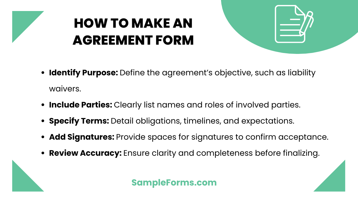 FREE 12+ Agreement Form Samples, PDF, MS Word, Google Docs
