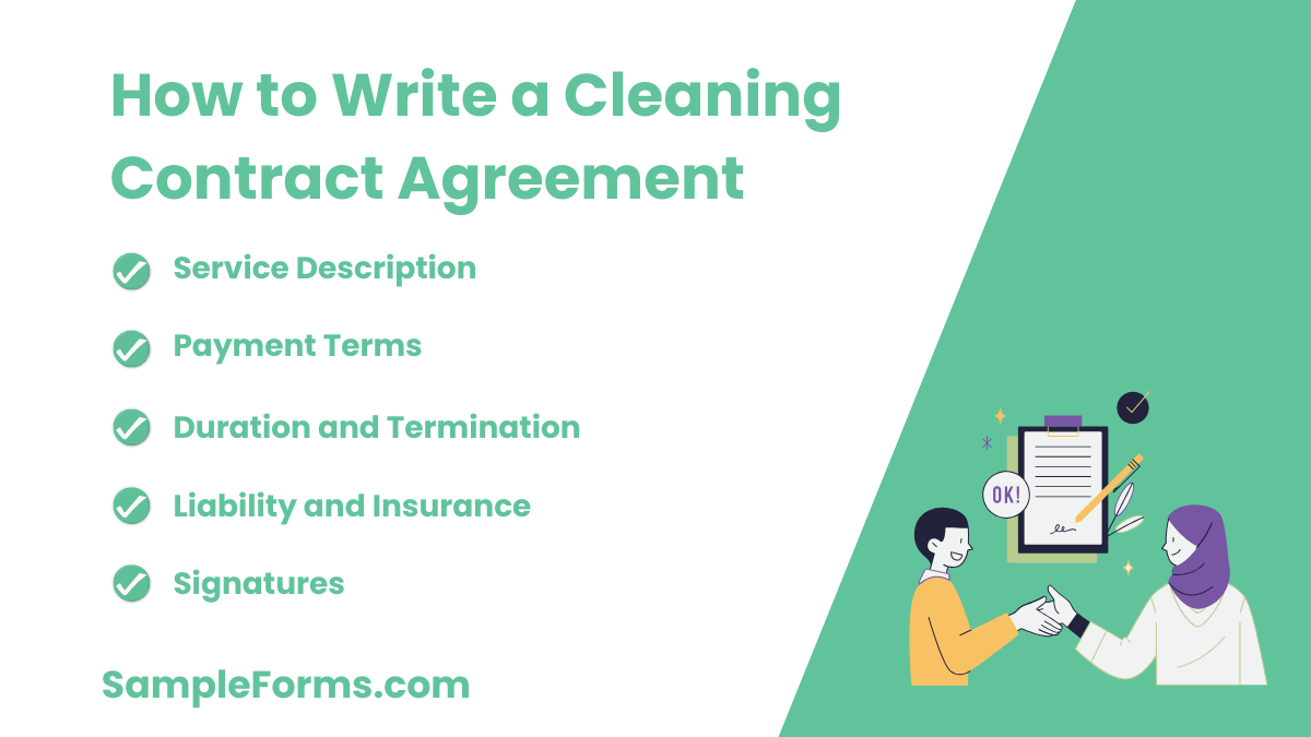 FREE 11+ Cleaning Contract Form Samples, PDF, MS Word, Google Docs