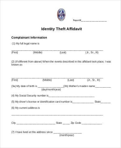 FREE 21+ Affidavit Form Samples in PDF | MS Word | Excel