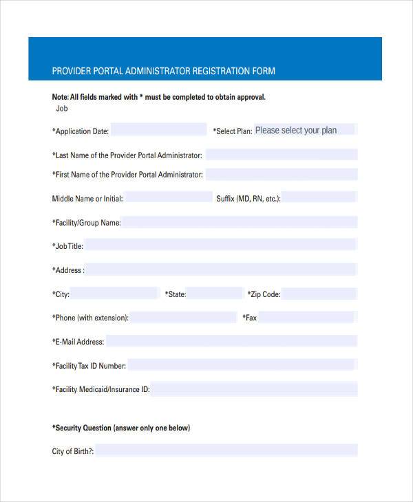 FREE 15+ Job Registration Form Samples, PDF, MS Word, Google Docs, Excel