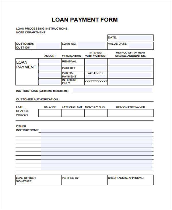 FREE 7+ Loan Contract Forms in PDF | MS Word