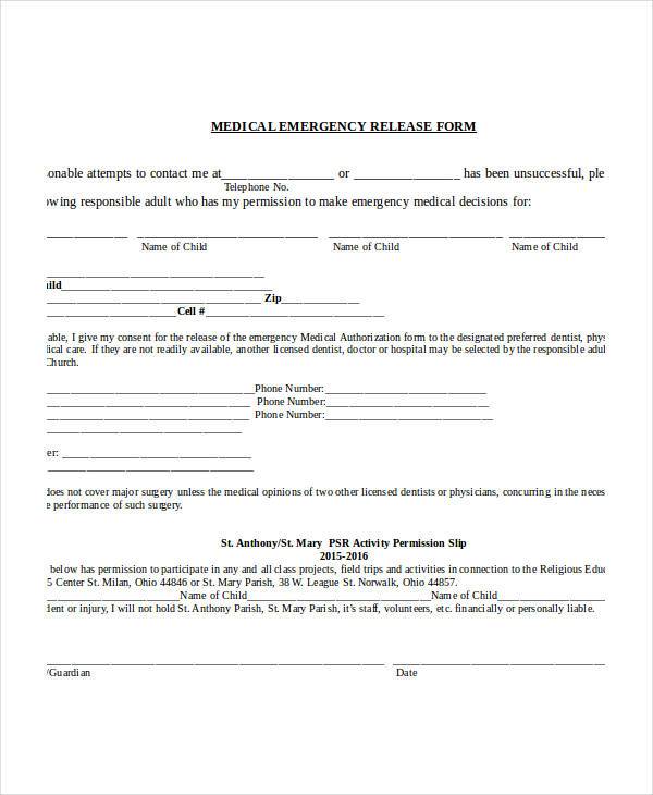 FREE 41+ Release Form Samples, PDF, MS Word, Google Docs