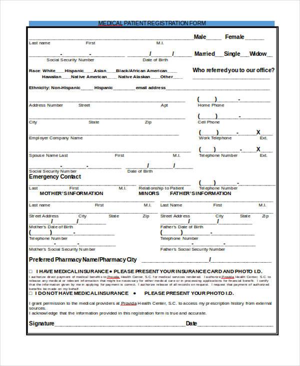 FREE 35+ Registration Form Samples, PDF , MS Word, Google Docs