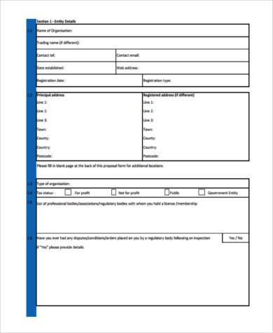 FREE 9+ Sample Medical Proposal Forms in PDF | MS Word | Excel