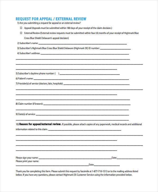 FREE 7+ Sample External Review Forms in PDF | MS Word