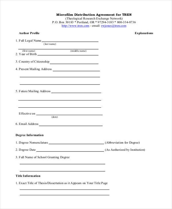 FREE 14+ Distribution Agreement Form Samples, PDF, MS Word, Google Docs