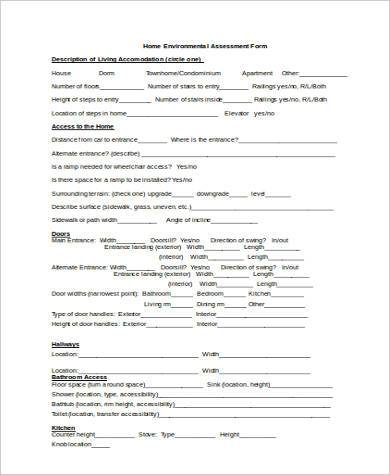 FREE 9+ Sample Environmental Assessment Forms in PDF | MS Word | Excel