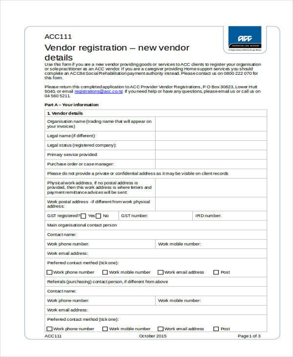 FREE 35+ Registration Form Samples, PDF , MS Word, Google Docs