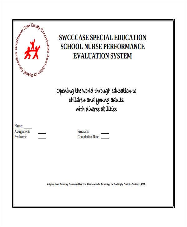 FREE 8+ Nurse Evaluation Forms in PDF | MS Word