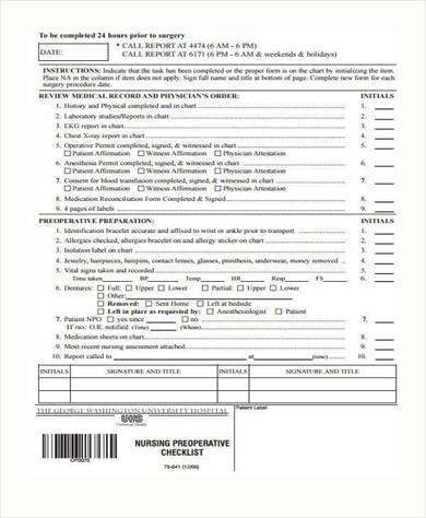 7+ Nursing Assessment Form Samples - Free Sample, Example, Format Download