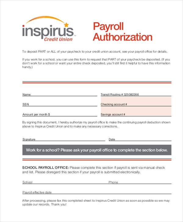 FREE 8+ Sample Payroll Giving Forms in PDF | MS Word