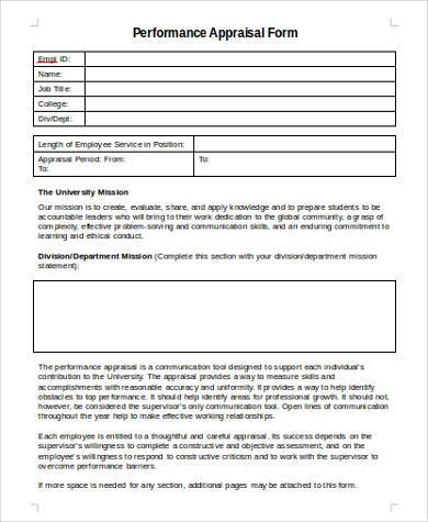FREE 6+ Sample Customer Appraisal Forms in PDF | MS Word